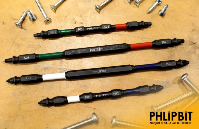 PH2+PH3 BLUE/BARE 4″ 5pk. - TurnX Tools | PHLiPBiT - Double Ended ...